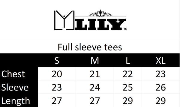 Sable tri-paneled tee shirt – Lily
